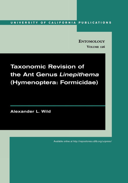 Taxonomic revision of the ant genus Linepithema (Hymenoptera: Formicid ...