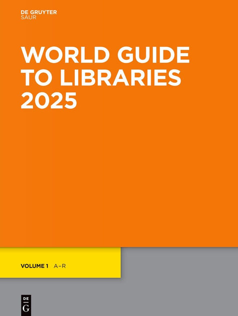 World Guide to Libraries 2025 – indiepubs